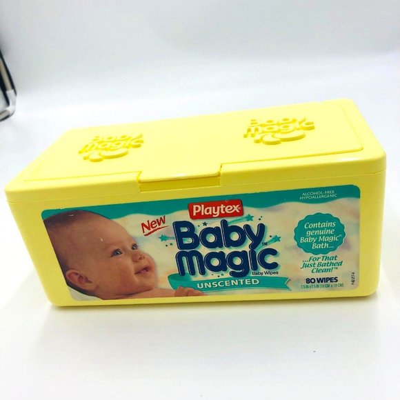 Playtex | Bath, Skin & Hair | Vintage 200 Playtex Baby Magic Unscented ...